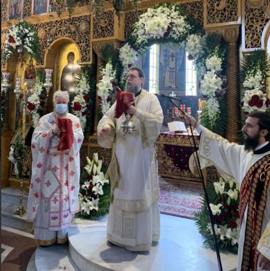 Γιορτή της Ζωοδόχου Πηγής στην Καλογρέζα (εικόνες)