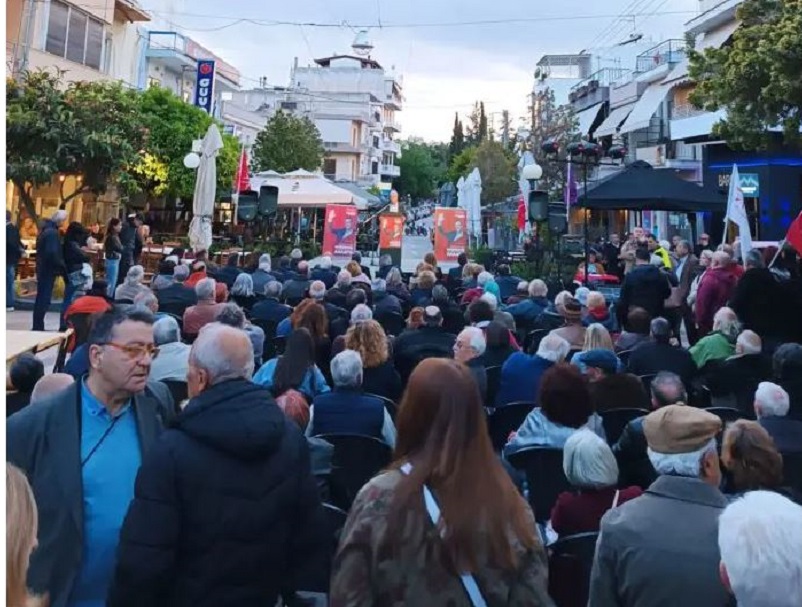 Εκλογές 2023: Προεκλογική συγκέντρωση του ΣΥΡΙΖΑ στη Νέα Ιωνία (εικόνες)