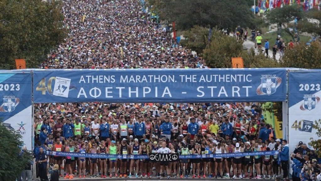 40ος Αυθεντικός Μαραθώνιος της Αθήνας με 70.000 δρομείς